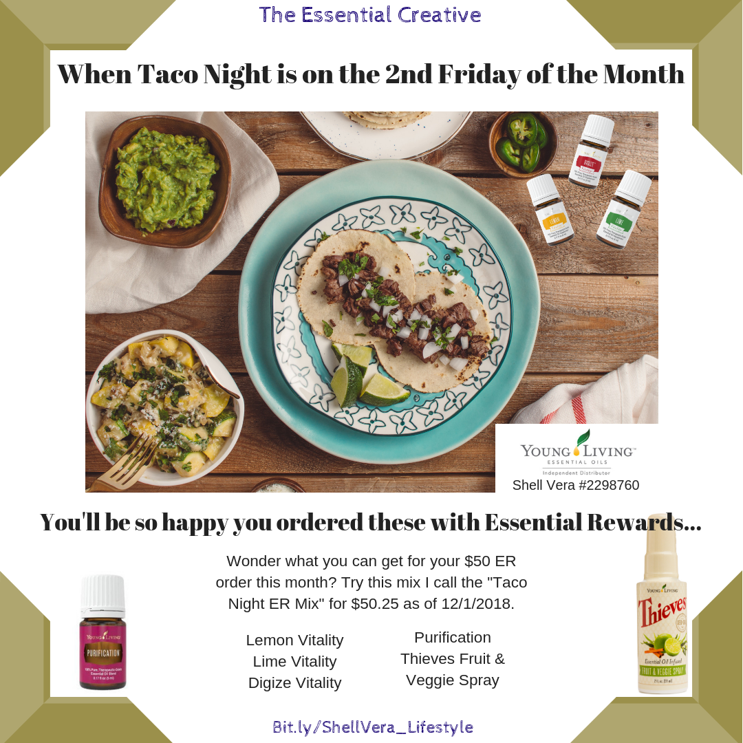 Taco Night ER Mix – Recipes and Oils – The Essential Creative
