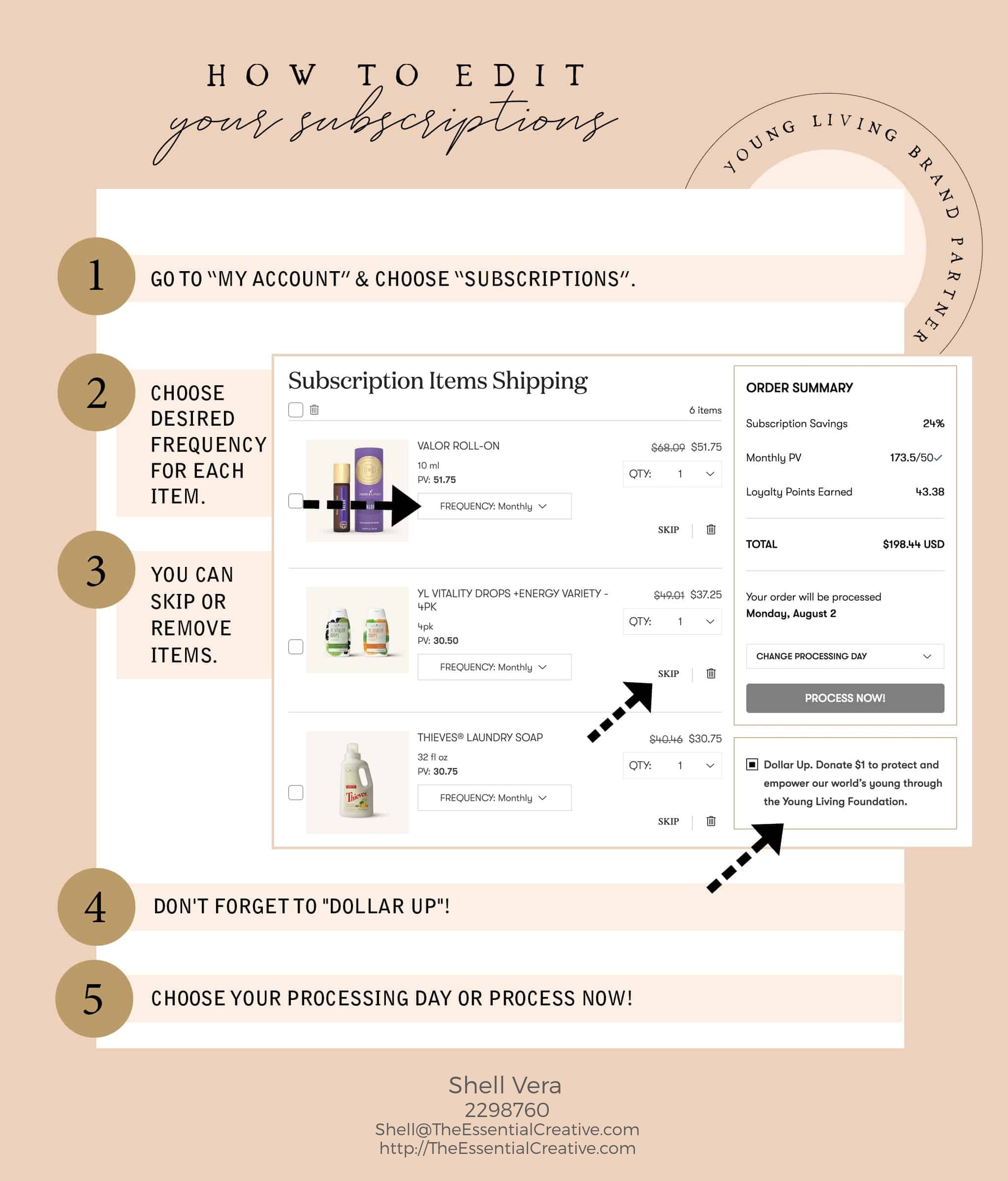 Young Living Website Updates – The Essential Creative